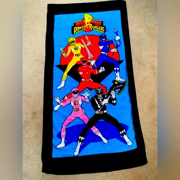 Saban Entertainment | Bath | Vintage Power Rangers Full Size Beach ...